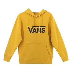 VANS Hooded Pullover Fleece Lined With Alphabet Logo - Yellow