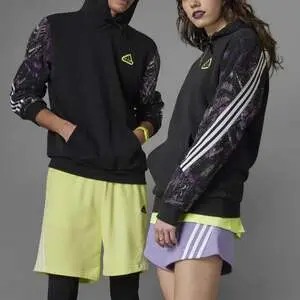 Adidas Logo Graphic Print Hoodie