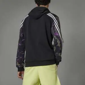 Adidas Logo Graphic Print Hoodie