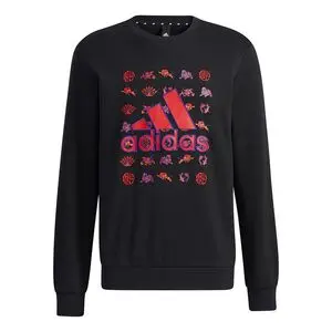 Adidas Crewneck Pullover With Graphic Print