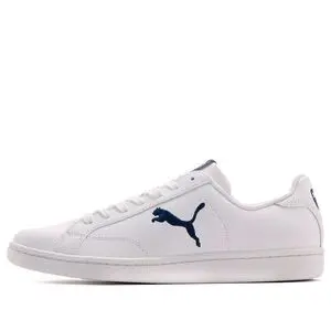 PUMA Smash Cat L Low Top Sneakers - White/blue