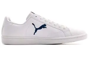 PUMA Smash Cat L Low Top Sneakers - White/blue