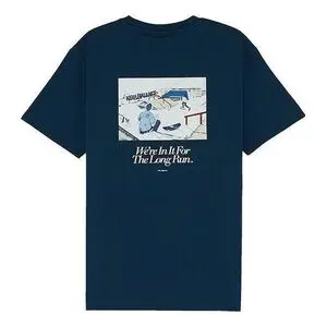 NEW BALANCE X Anb Sport Tee Asia Sizing 'navy White - Navy/white