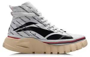 LI-NING High Top Lace-up Casual Shoes