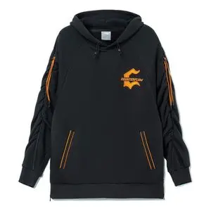 LI-NING Counterflow Wuxing Graphic Hoodie - Black/orange