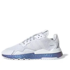 Adidas Nite Jogger Low Top Sneakers - White/blue