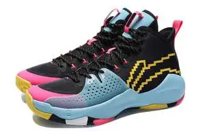 LI-NING Combat High 'black Blue Pink