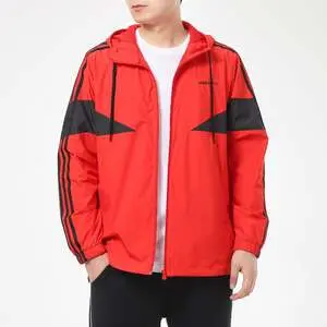 Adidas Neo Casual Sports Windproof Woven Hooded Jacket