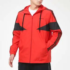 Adidas Neo Casual Sports Windproof Woven Hooded Jacket