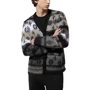 LOUIS VUITTON Monogram Mohair Cardigan - Multi-color