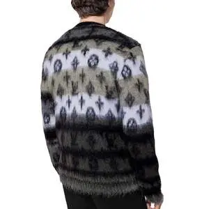 LOUIS VUITTON Monogram Mohair Cardigan - Multi-color