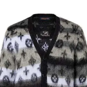 LOUIS VUITTON Monogram Mohair Cardigan - Multi-color