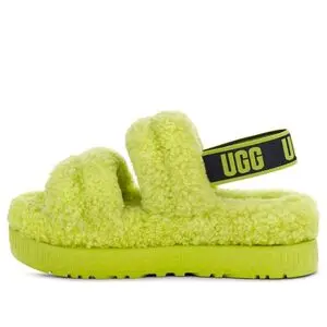 UGG UGG Oh Fluffita Platform Sandals Key Lime