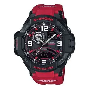 Casio G-shock Gravitymaster Watch - Wine Red/black