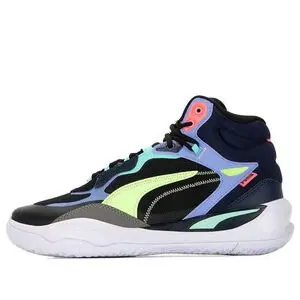 PUMA Playmaker Pro Mid Sneakers - Black/multi-color