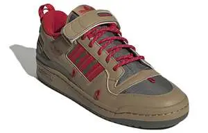 Adidas Forum 84 Camp Low "cardboard Scarlet - Brown/gray/red