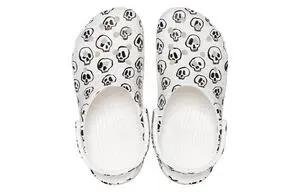 CROCS Classic Skull Print Clogs