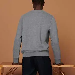 Hermès Crewneck Sweatshirt With Graphic Appliqu
