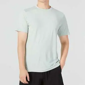 Adidas Solid Color Athleisure Casual Sports Round Neck Short Sleeve Flax Green T-shirt - Default Color