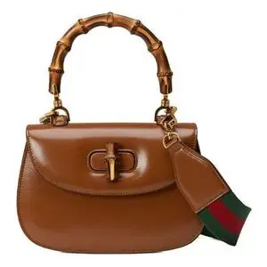 Gucci Bamboo 1947 Small Top Handle Bag - Brown