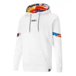PUMA International Hoodie - White/black/red