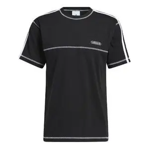 Adidas Originals Ribbed Round Neck Short Sleeve
