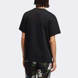 Adidas Originals Flowers Printing Short Sleeve - Black