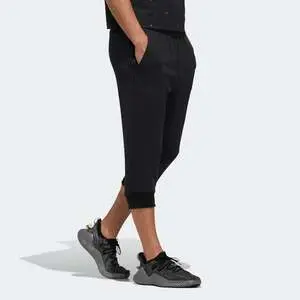Adidas Ai Pt 34 3s Casual Sports Bundle Feet Cropped Pants - Black