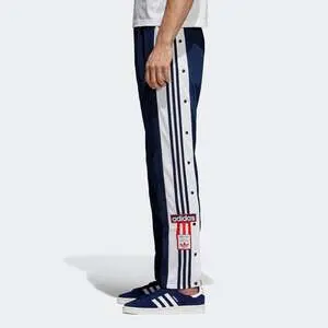 Adidas Originals Side Button Track Pants - Navy