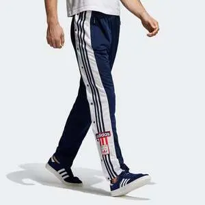 Adidas Originals Side Button Track Pants - Navy