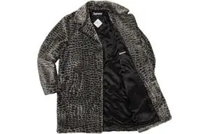 Supreme Faux Fur Overcoat
