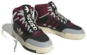 Adidas Originals Drop Step Xl High Top Sneakers - Red/black/grey