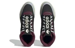 Adidas Originals Drop Step Xl High Top Sneakers - Red/black/grey