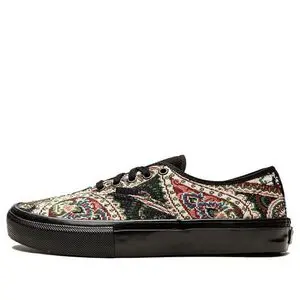 VANS Skate Authentic Paisley Low Top Sneakers - Black/red
