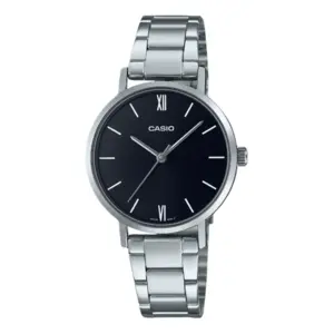 Casio Vintage Analog Watch With Stainless Steel Band - Multi-color