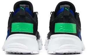 PUMA Trailfox Leather Sneakers - Black/blue/green