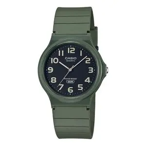 Casio Standard Series Analog Watch With Resin Strap - Black