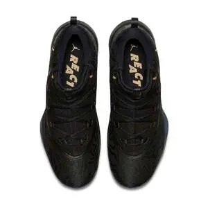 JORDAN Air Superfly 2017 Low Athletic Sneakers - Black/gold