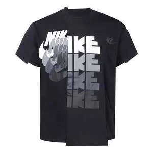 Nike X Sacai Hybrid T-shirt - Black