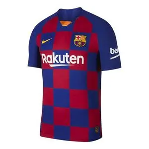 Nike Fc Barcelona 19/20 Vapor Home Player Version Jersey - Blue/red