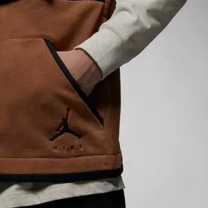 JORDAN Air Jumpman Fleece Vest - Black/brown/multi-color