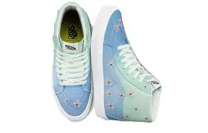 VANS Sandy Liang X Sk8-hi 38 Dx "sandy Cheeks" High Top Sneakers - Blue/green