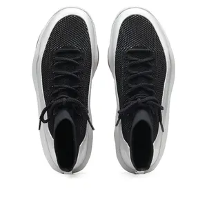 EQLZ 247 Nebula Solar High Top Sneakers - White/black/orange