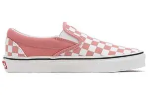 VANS Checkerboard Classic Slip-on Low-top Sneakers - Pink/blue