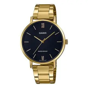 Casio Quartz Analog Watch With Dial - Black