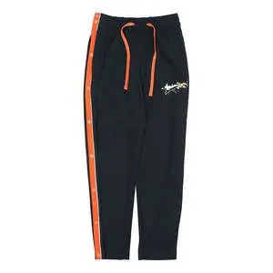 Nike Side Training Sports Straight Casual Pants - Black