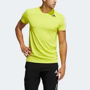 Adidas H.rdy 3s Tee Short Sleeve Training Shirt - Yellowgreen