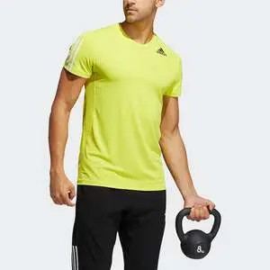 Adidas H.rdy 3s Tee Short Sleeve Training Shirt - Yellowgreen