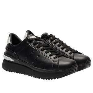 Onitsuka Tiger Lawnship Pf Platform Sneakers - Black/silver