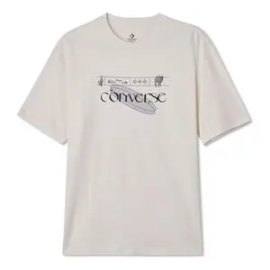 CONVERSE Graphic T-shirt - White/black